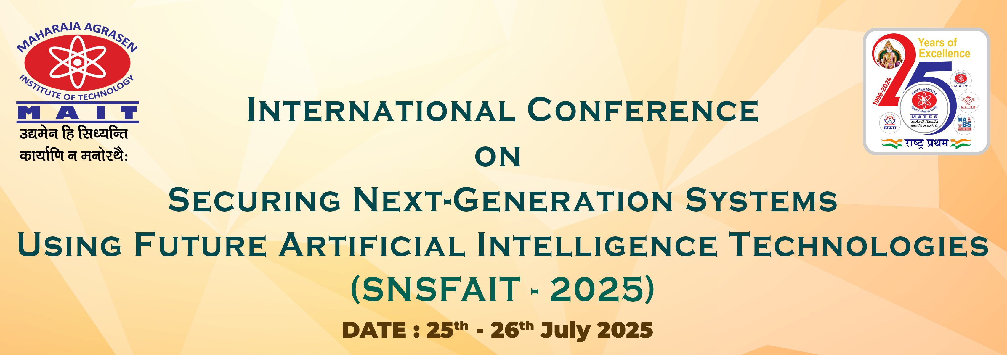 International Conference on “Securing Next-Generation Systems using Future Artificial ...